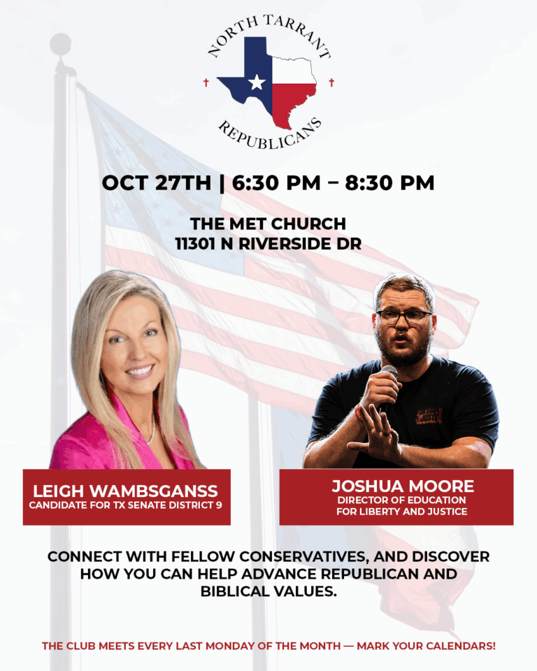 Events for October 27, 2025 – Tarrant County GOP