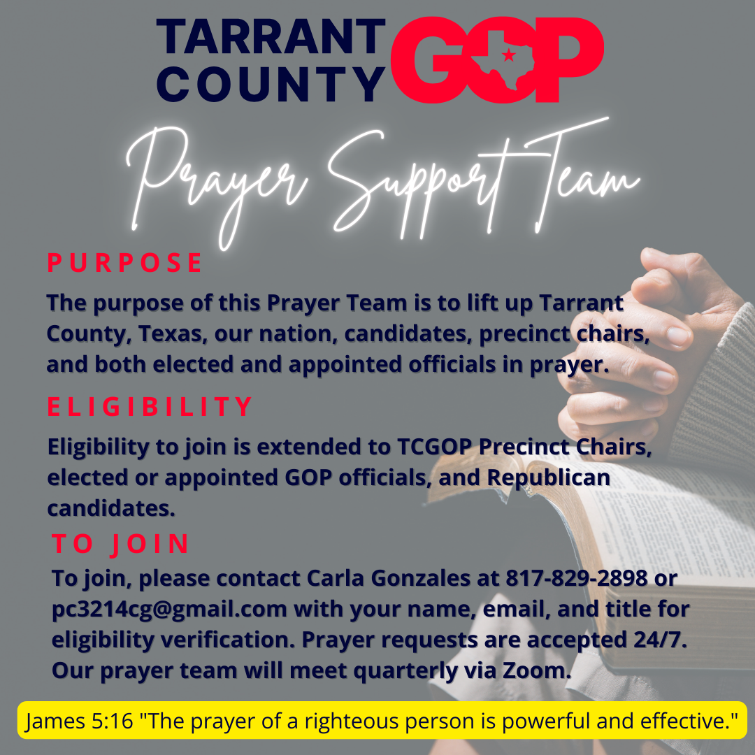 TCGOP Prayer Team - Tarrant County GOP